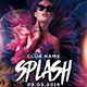 Splash Party Flyer, Print Templates | GraphicRiver