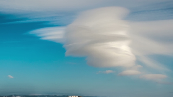 Clouds Over Mountains , Stock Footage | VideoHive