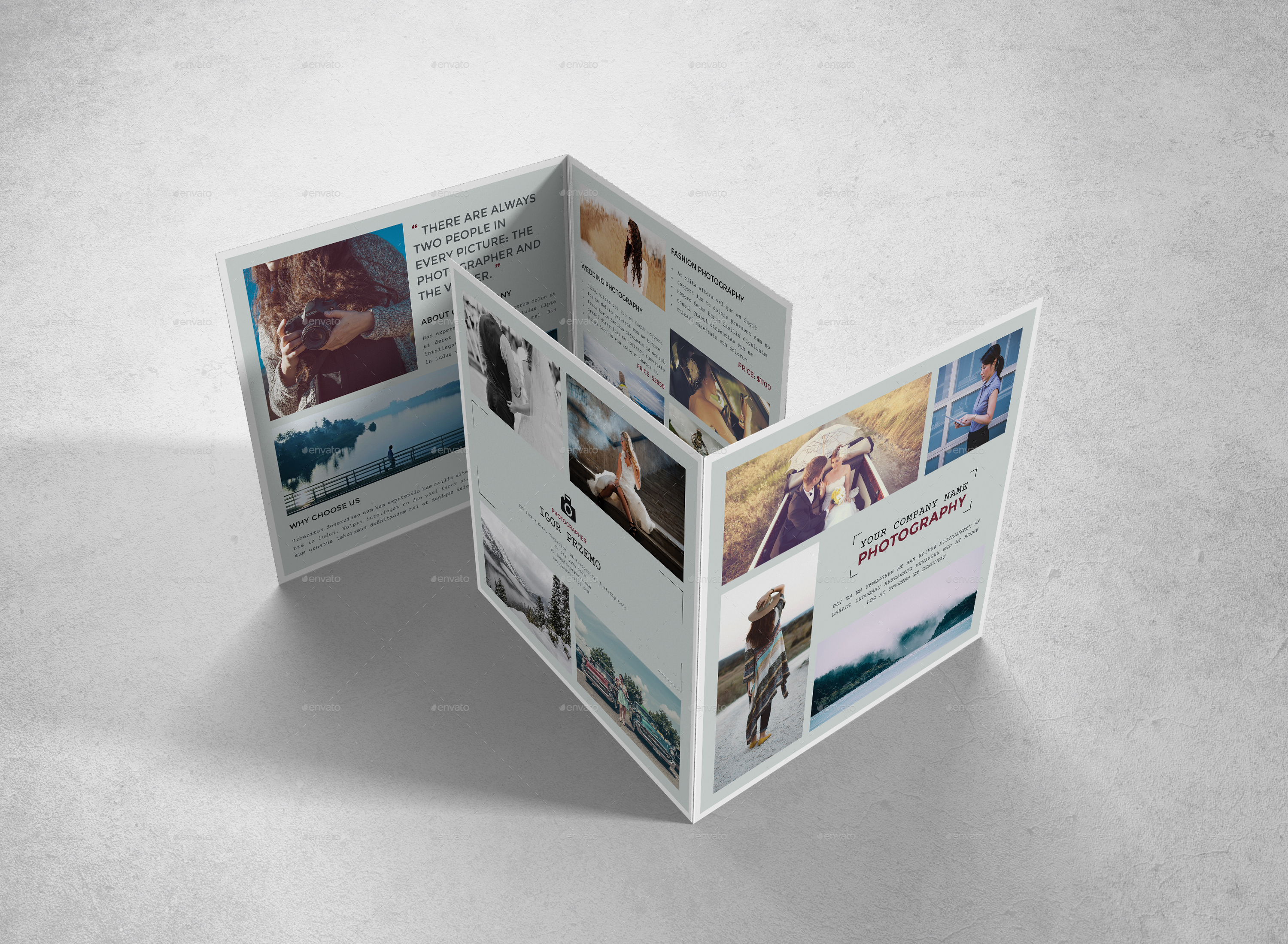 Bifold Square Photography, Print Templates | GraphicRiver