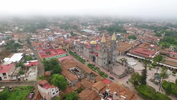 Mexico Drone, Church in Talpa de Allende, Stock Footage | VideoHive
