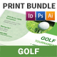 Golf Tournament Print Bundle 3, Print Templates | GraphicRiver
