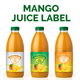 Mango Juice Label Template, Print Templates | GraphicRiver