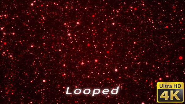 Red Particles Falling Background, Motion Graphics | VideoHive