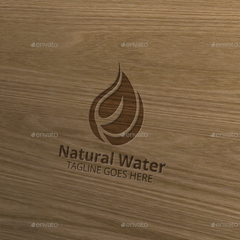 Natural Water Logo, Logo Templates | GraphicRiver