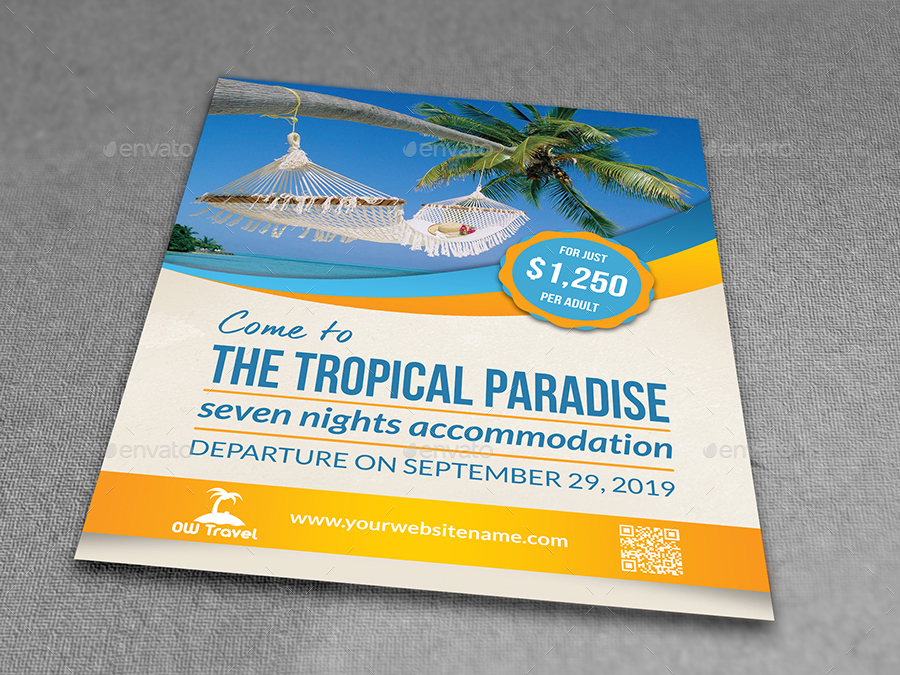 Tour and Travel Flyer Template, Print Templates | GraphicRiver