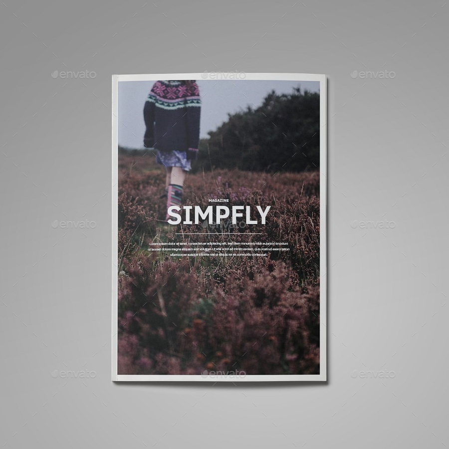 Clean & Simple Magazine Vol.4, Print Templates | GraphicRiver