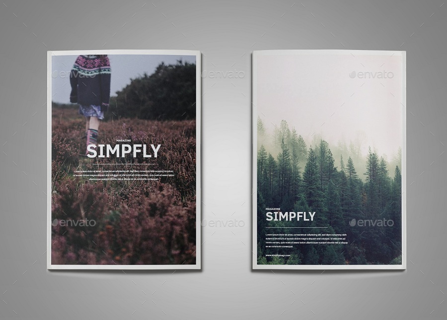 Clean & Simple Magazine Vol.4, Print Templates | GraphicRiver