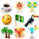 Brazil Icons Set, Vectors | GraphicRiver