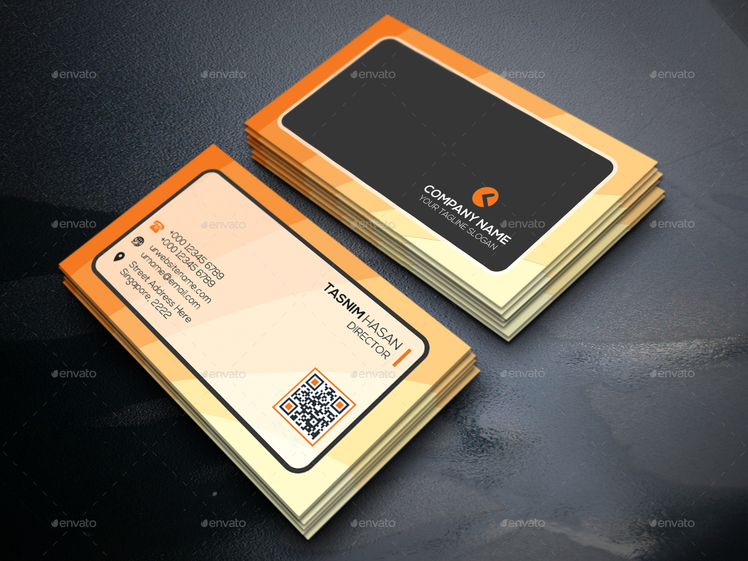 Color Business Card, Print Templates | GraphicRiver