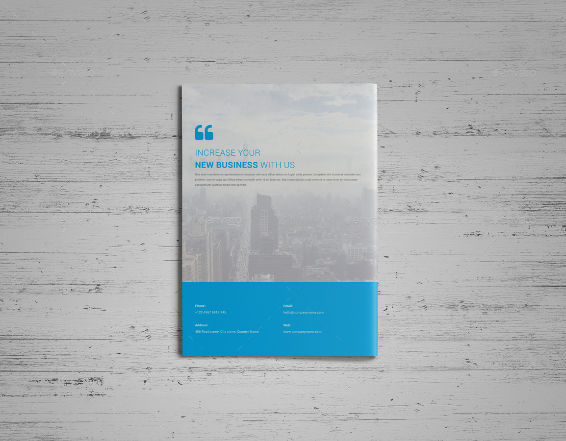 Material Design Brochure Template, Print Templates | GraphicRiver