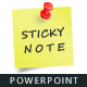 Sticky Note PowerPoint Presentation Template, Presentation Templates
