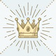 Seamless Background with Royal Crown and Crossed Arrows , Vectors ...