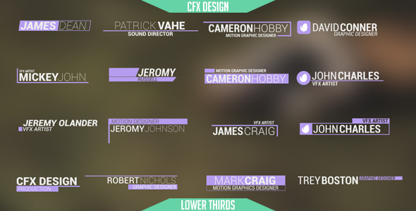 Lower Thirds, After Effects Project Files | VideoHive