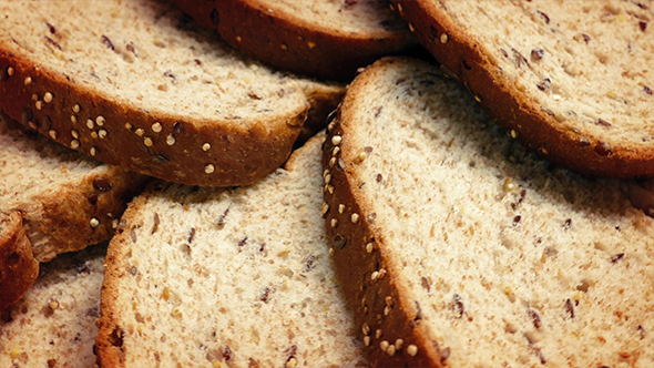Bread Slices Rotating, Stock Footage | VideoHive