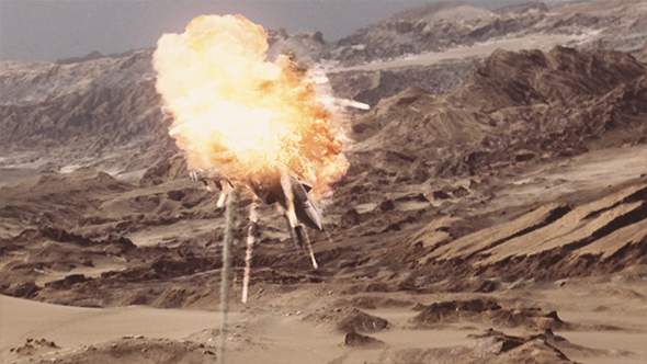 Exploding Fighter Jet, Motion Graphics | VideoHive