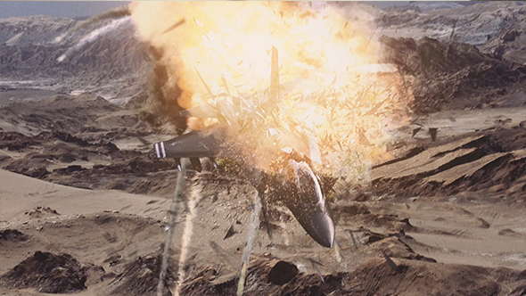 Jet Exploding Slow Motion, Motion Graphics | VideoHive