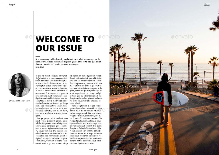 Multipurpose Magazine, Print Templates | GraphicRiver