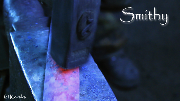 Blacksmith Forging a Sword, Stock Footage | VideoHive