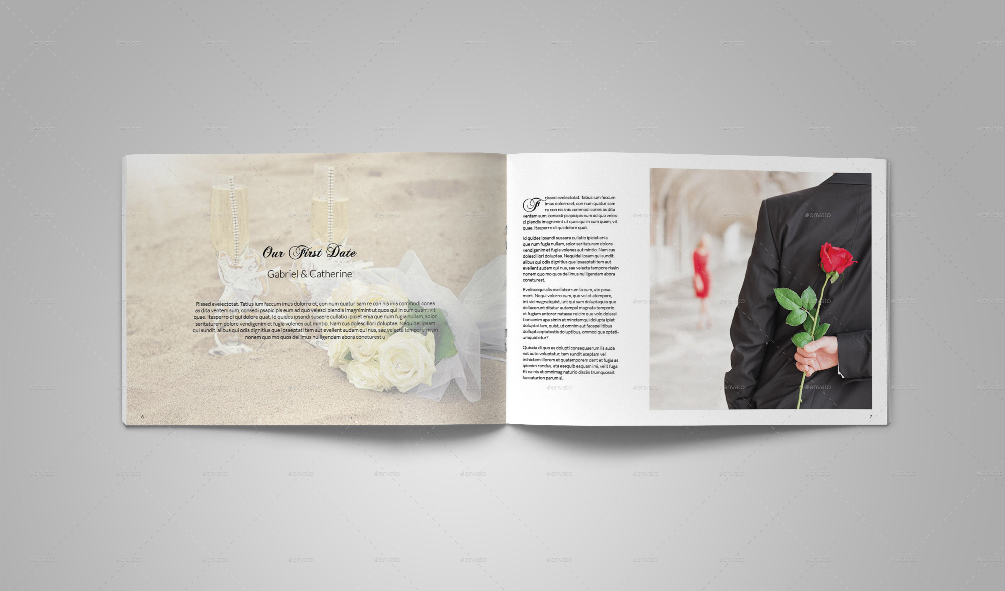 Landscape Wedding Album, Print Templates | GraphicRiver