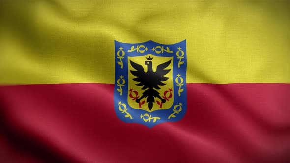 Bogota Colombia Flag Loop Background 4K, Motion Graphics | VideoHive