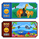 Zoo Ticket Design, Vectors | GraphicRiver