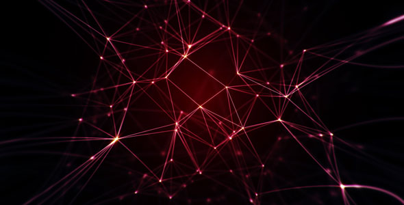 Red Lines And Dots Distortion, Motion Graphics | VideoHive