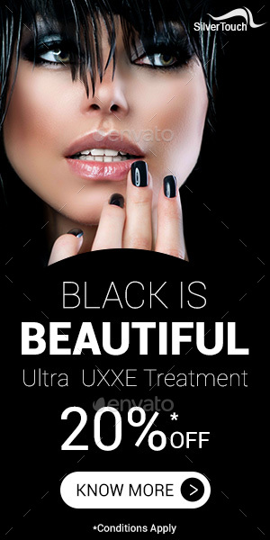 Unisex Salon Ad Banners Set, Web Elements | GraphicRiver