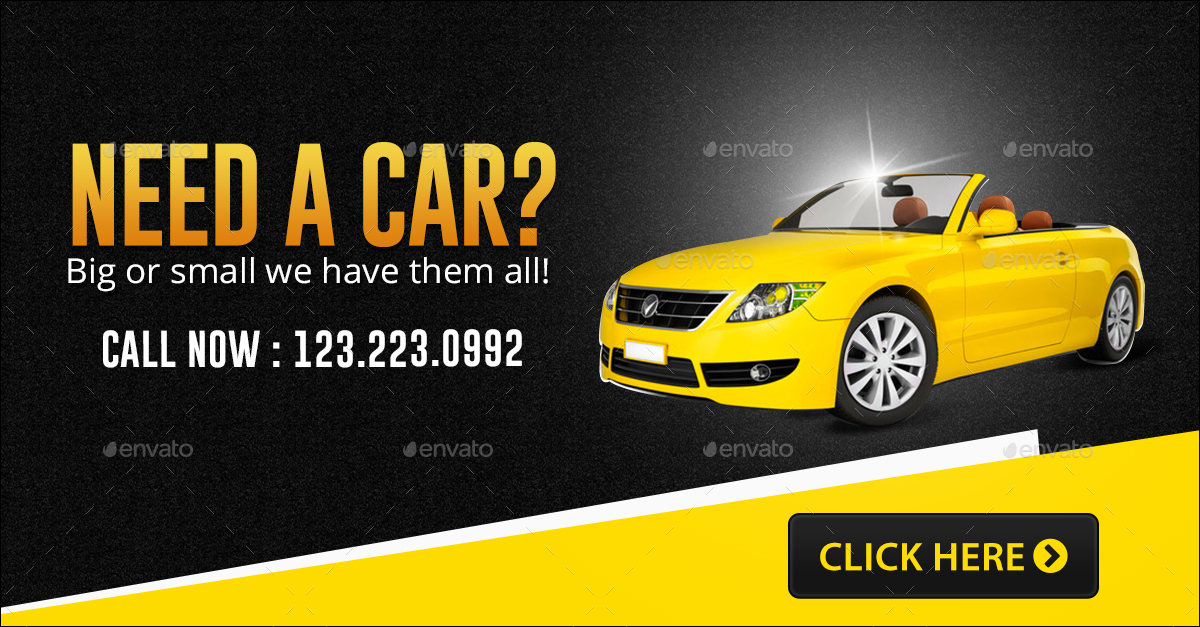 Car Sale Banners Bundle - 5 Sets - 93 Banners by Hyov | GraphicRiver