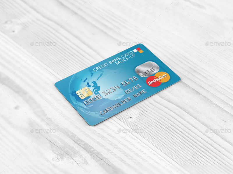 Credit Bank Card Mock-Up, Graphics | GraphicRiver