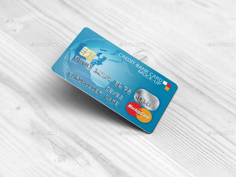 Credit Bank Card Mock-Up, Graphics | GraphicRiver