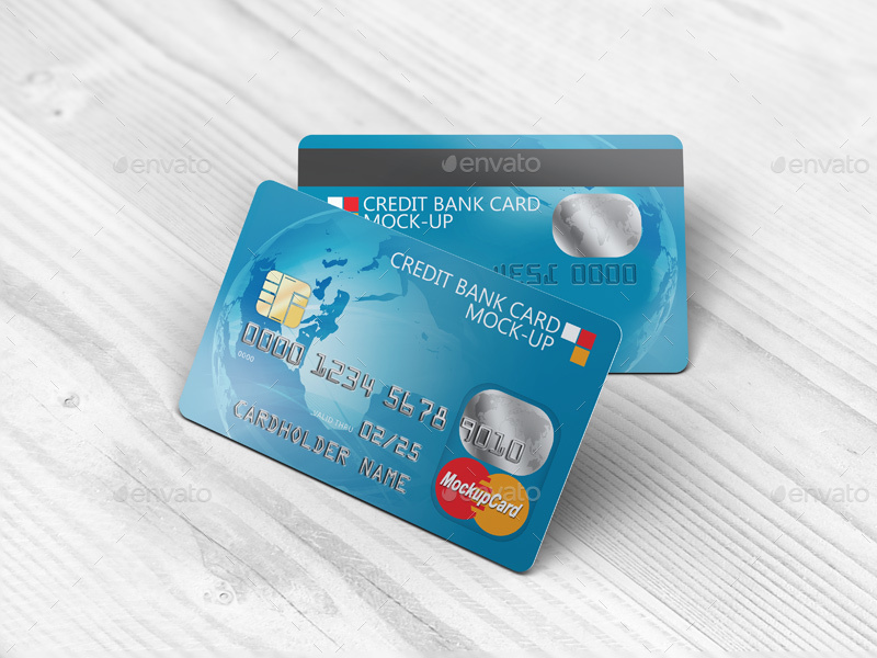 Credit Bank Card Mock-Up, Graphics | GraphicRiver