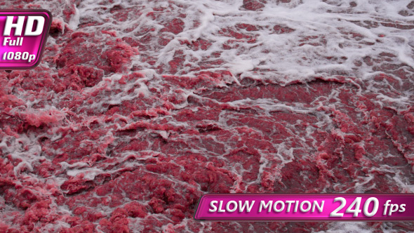 Reservoir Flows Red Water, Stock Footage | VideoHive