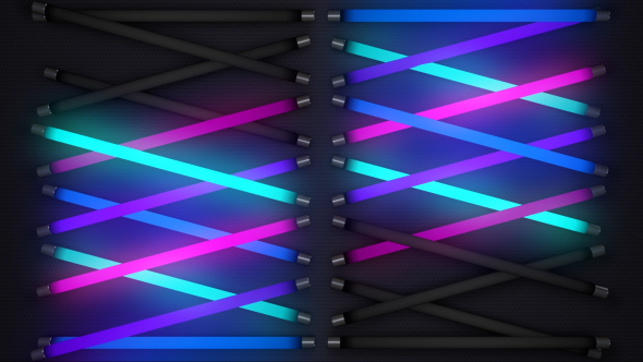 Colorful Neon Light Panel, Motion Graphics | VideoHive