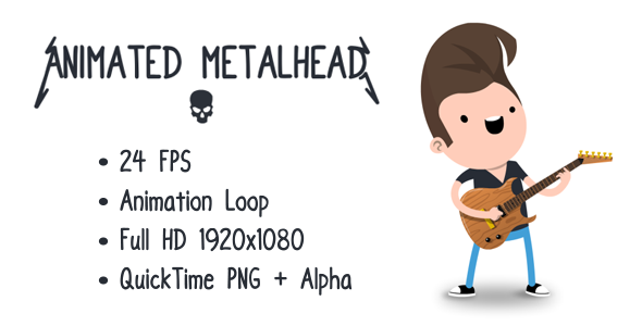 Animated Metalhead, Motion Graphics | VideoHive
