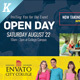 College Open Day Flyer Templates, Print Templates | GraphicRiver