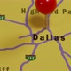 Map Of Dallas Pinned 02, Stock Footage | VideoHive