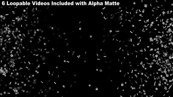 Random Binary Numbers Package (6 Videos), Motion Graphics | VideoHive