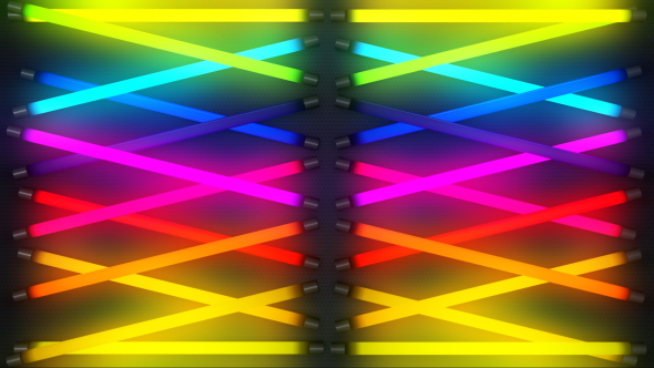 Neon Light Colorful Panel, Motion Graphics | VideoHive