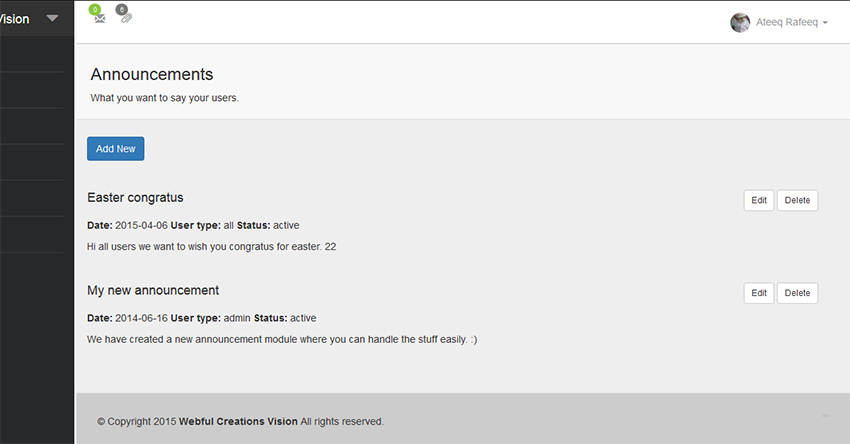 PHP Login & User Management with message center by webfulcreations