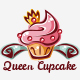 Queen Cupcake Logo, Logo Templates | GraphicRiver