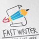 Fast Writer, Logo Templates | GraphicRiver