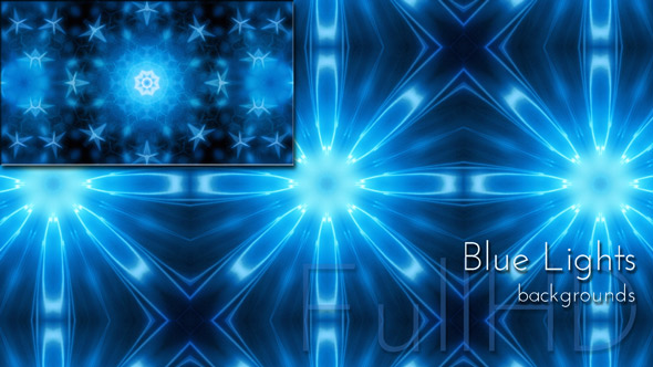 Dancing Blue Lights, Motion Graphics | VideoHive