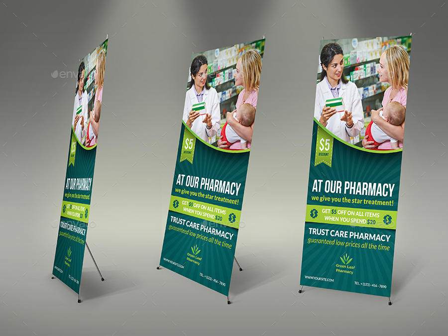 Pharmacy Advertising Bundle, Print Templates | GraphicRiver