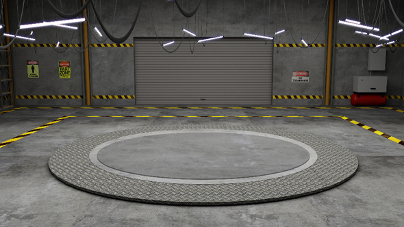 Garage Revolving Stage, Motion Graphics | VideoHive