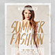 Summer Fashion Flyer, Print Templates | GraphicRiver