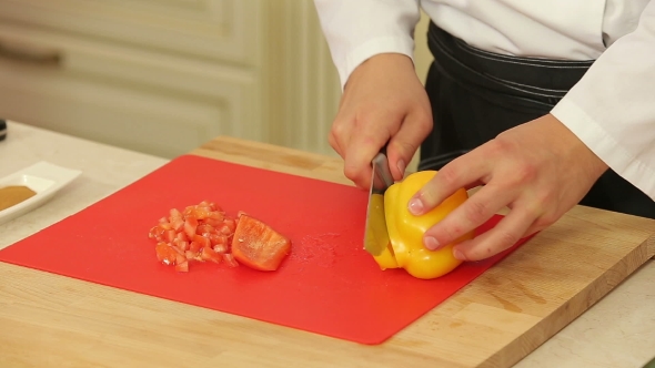 Chopping Food Ingredients, Stock Footage | VideoHive