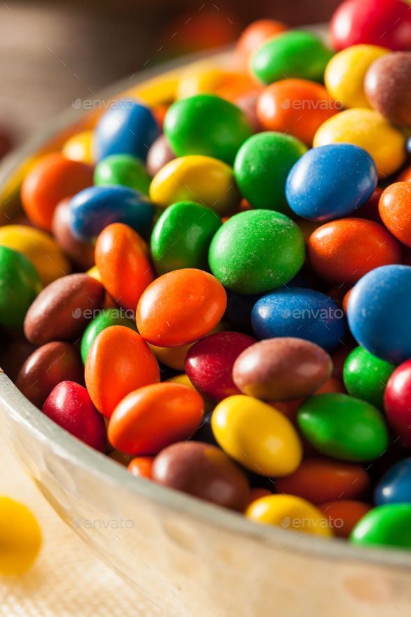 Rainbow Colorful Candy Coated Chocolate Stock Photo by bhofack2 | PhotoDune
