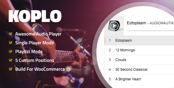 Koplo - WooCommerce Product Audio Sample Player by jogjascript | CodeCanyon
