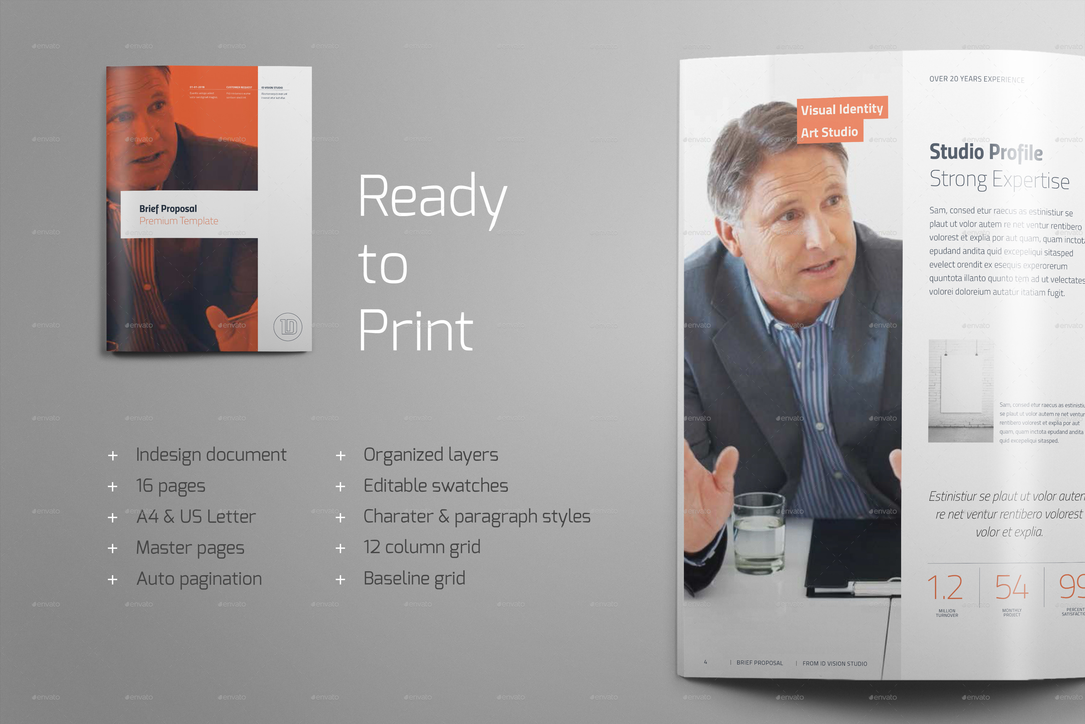 The Brief Proposal Template 004, Print Templates | GraphicRiver