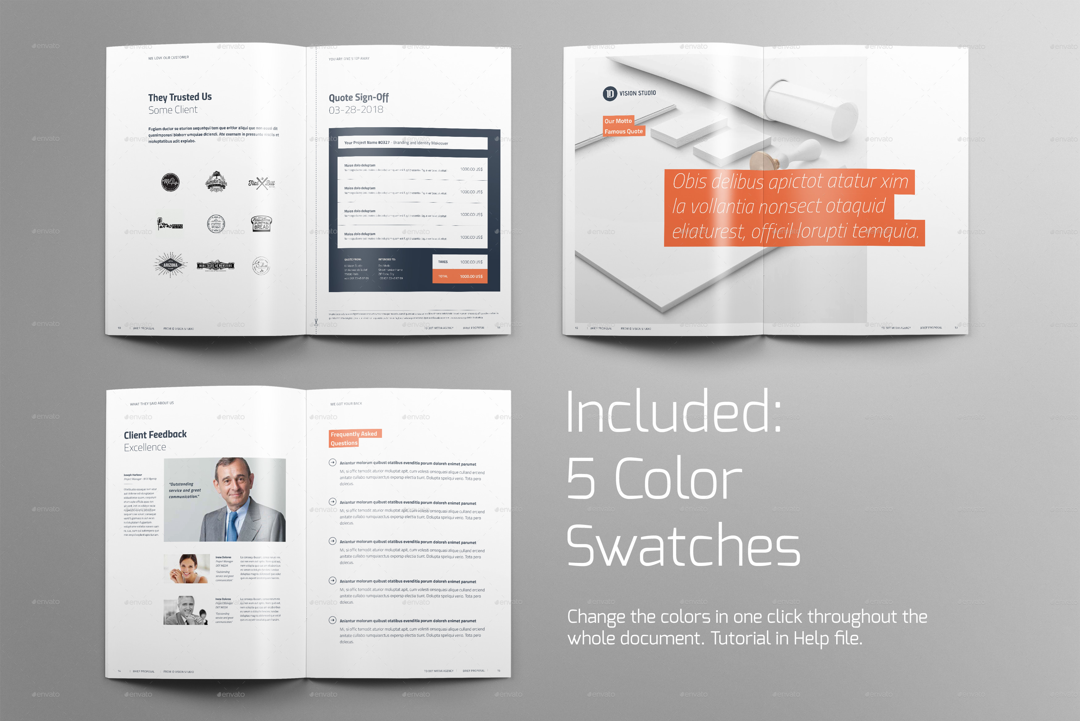 The Brief Proposal Template 004, Print Templates | GraphicRiver